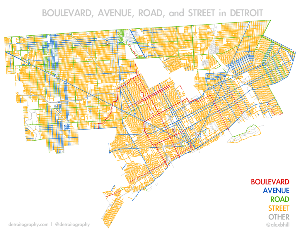Boulevard, Avenue, Road, and Street in Detroit | DETROITography