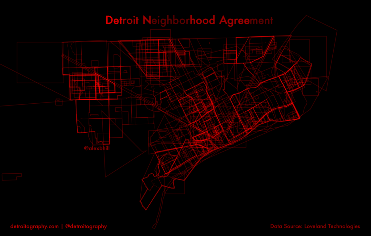 Detroit Neighborhoods Map: Agreement | DETROITography