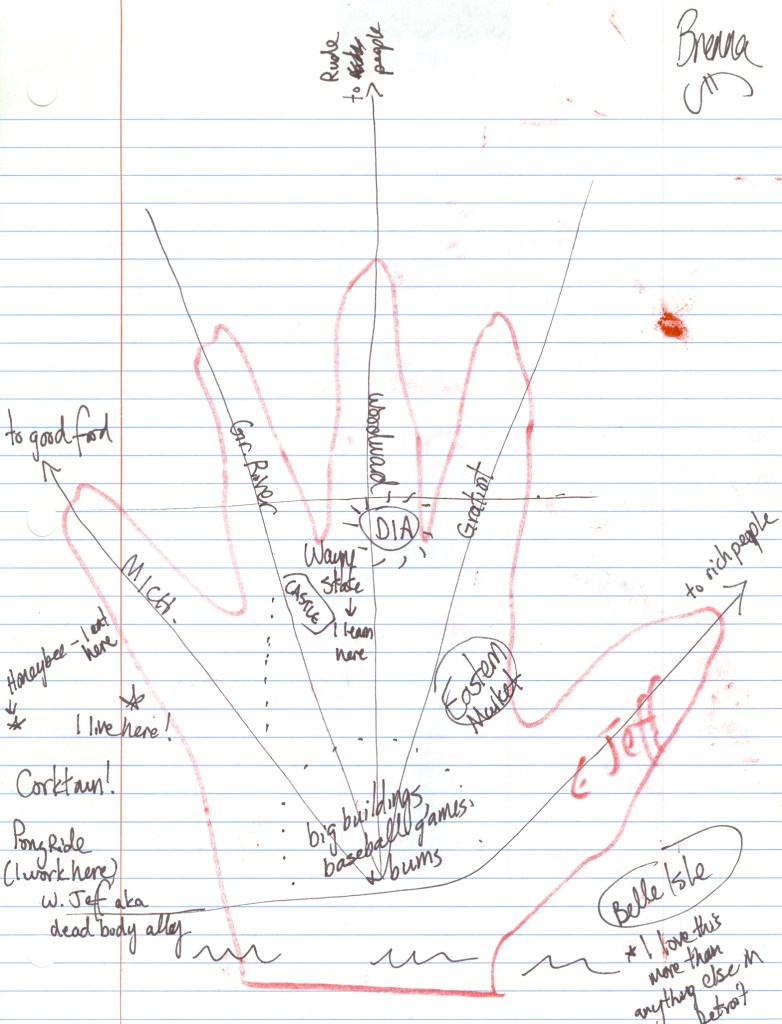 7 Great Hand Maps of Detroit | DETROITography