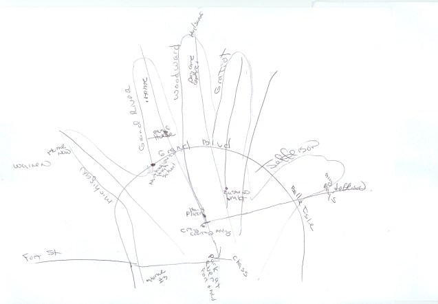 7 Great Hand Maps of Detroit | DETROITography