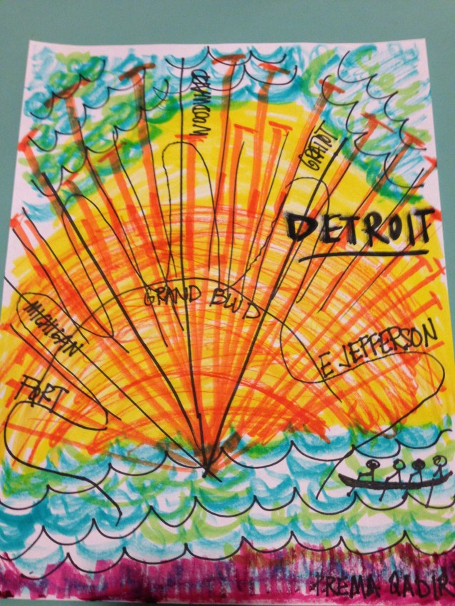 hand map | DETROITography