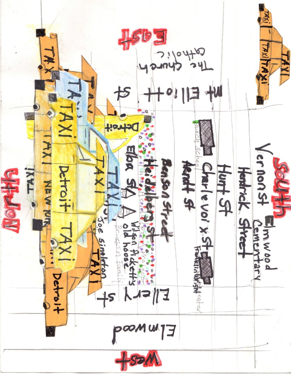 Map: Drawing Detroit by Tyree Guyton | DETROITography