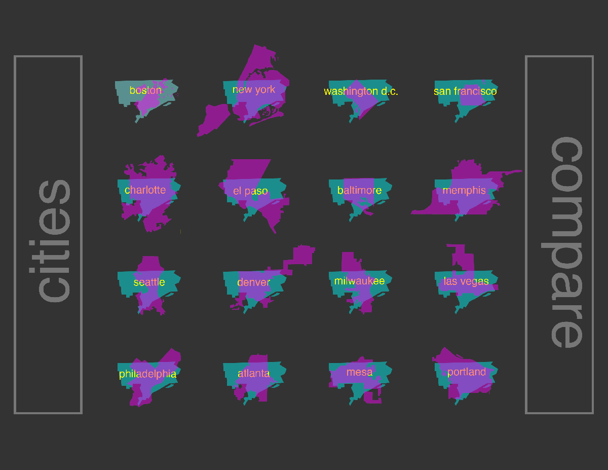 Map: Can Detroit Really Be Compared to Any Other City? | DETROITography