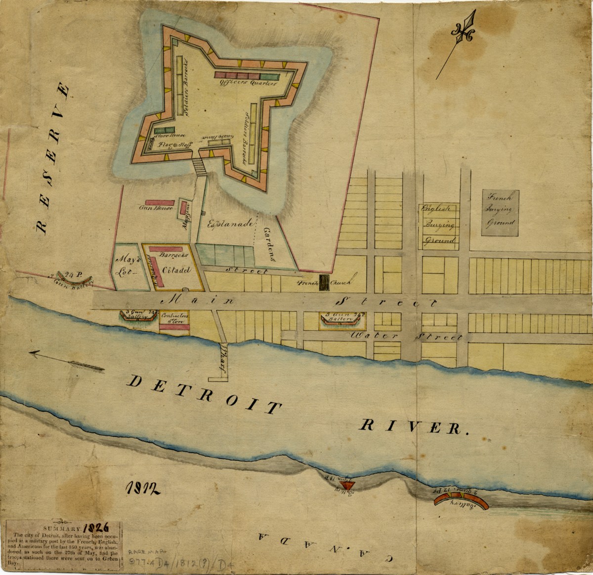 Detroit Map of 1812 | DETROITography