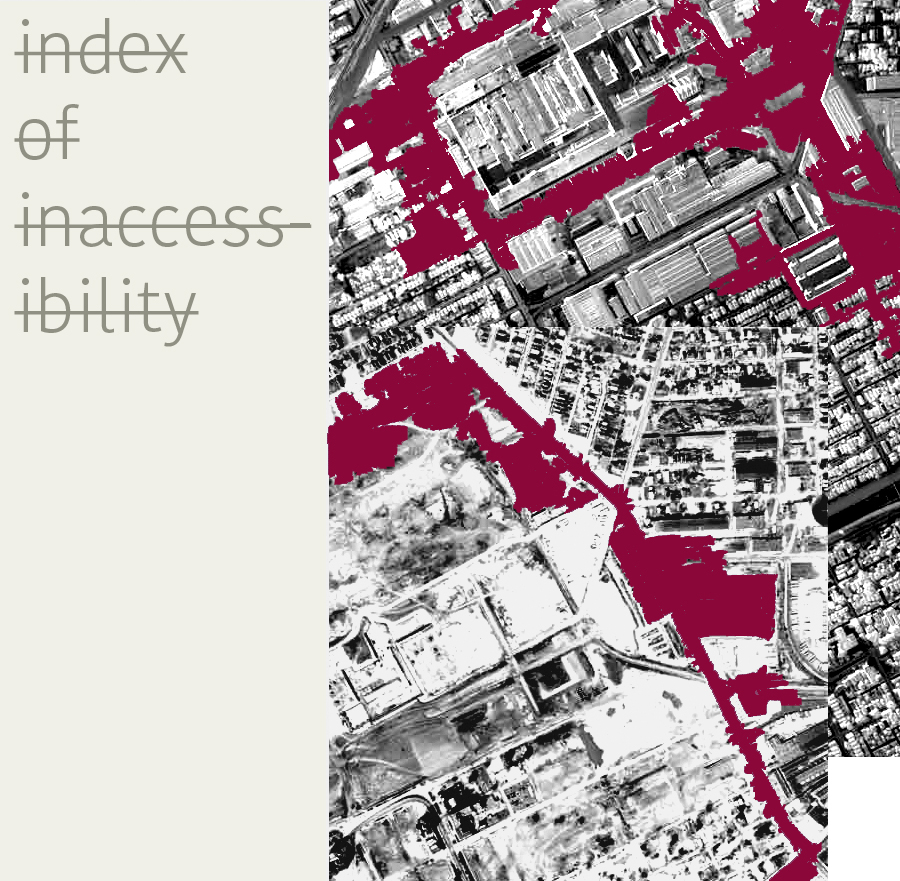 Map: Index of Inaccessibility & Border Plants in Hamtramck and Detroit ...