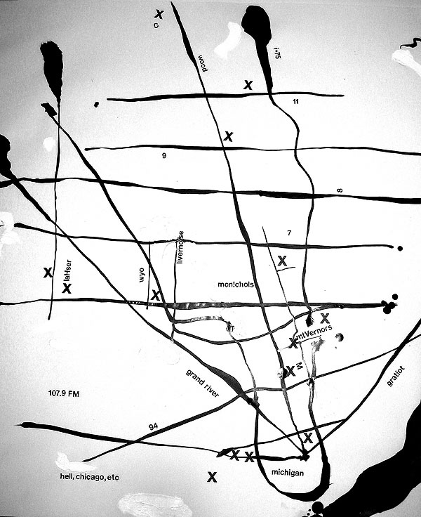 Map: Shrinking Cities Community Radio in Detroit | DETROITography
