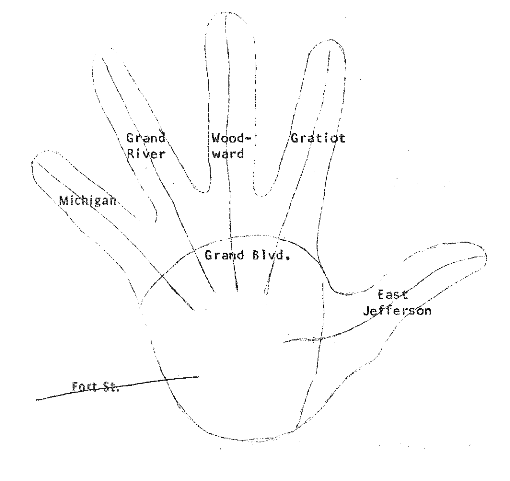 Map: Detroit’s Pattern of Growth 1960s | DETROITography