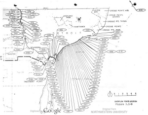 Map: Detroit Water Pollution Overflow Points Location 1978 | DETROITography