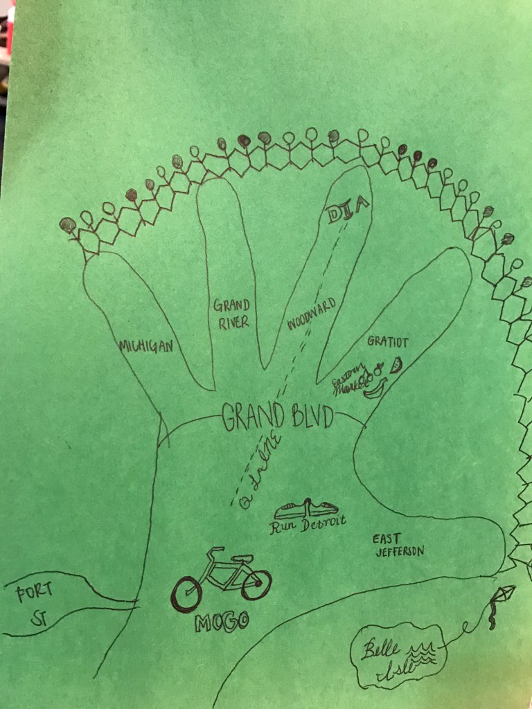 Hand Maps Provide Reference for Detroit Geography | DETROITography