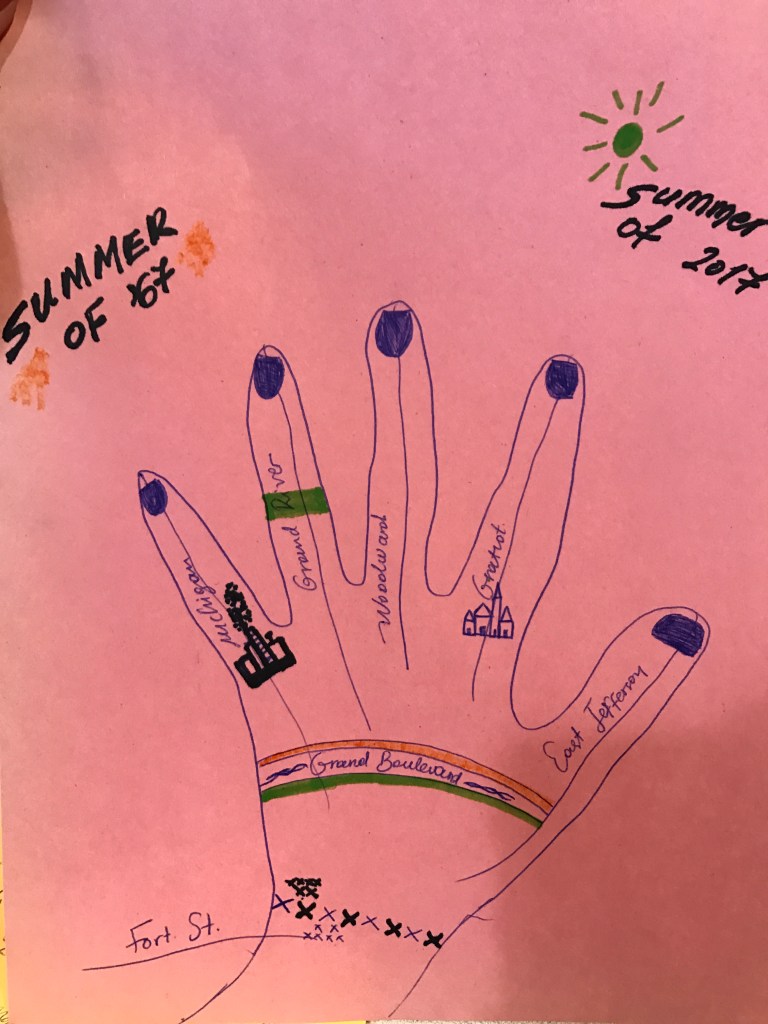 Hand Maps Provide Reference for Detroit Geography | DETROITography