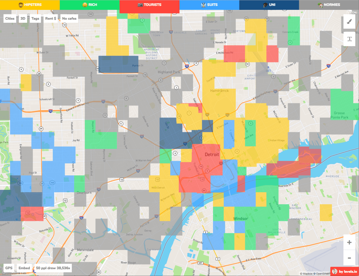 Map: Stereotype Your Detroit Neighborhood | DETROITography