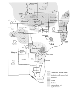Map: The Geography of Arab Detroit | DETROITography