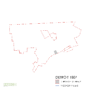 Map: Growth and Decline of Detroit’s Rail Transportation Systems 1807 ...