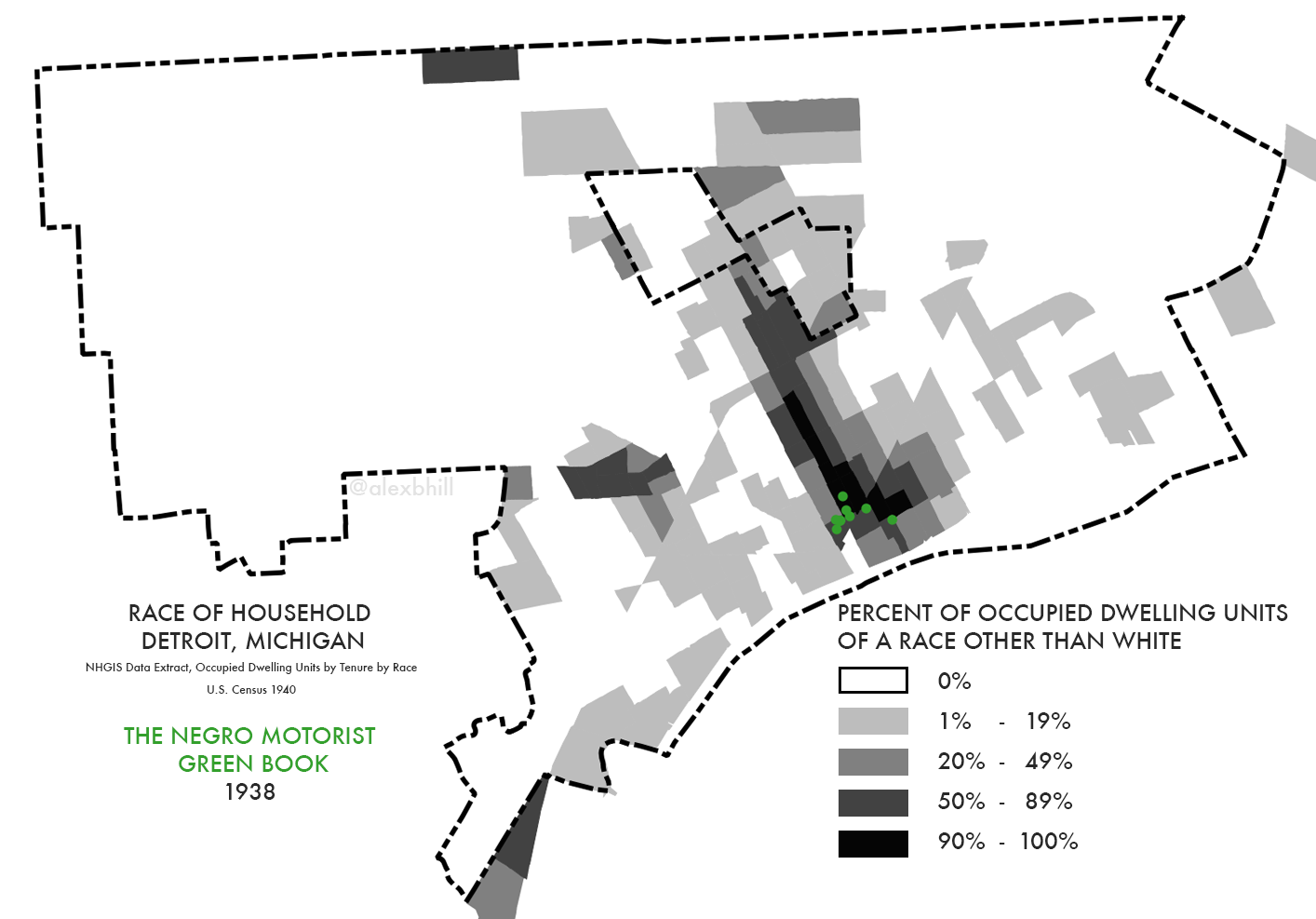 Mapping the Green Book in Detroit 1938 – 1963 | DETROITography