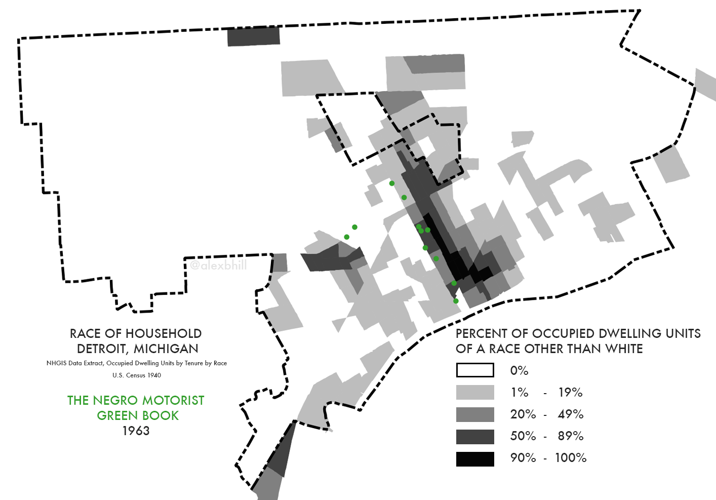 Mapping the Green Book in Detroit 1938 – 1963 | DETROITography