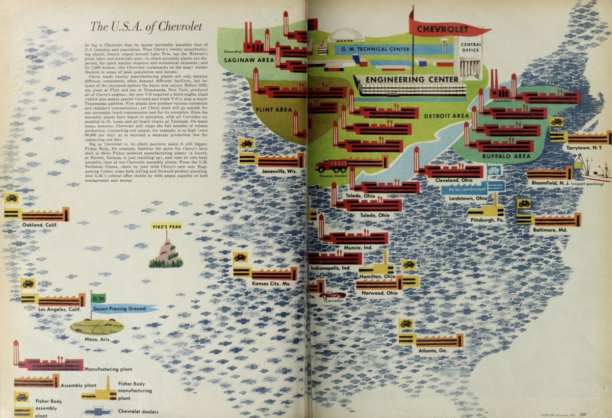 Map: The U.S.A. of Chevrolet | DETROITography