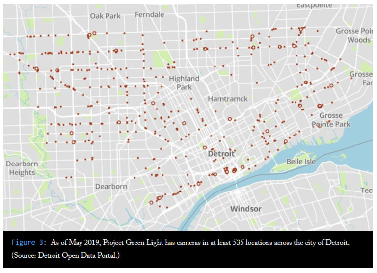 Map: Detroit’s Surveillance State 2019 | DETROITography