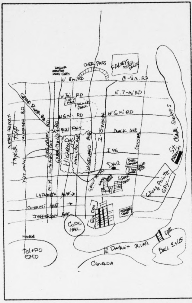 Mental Maps of Detroit 1978 | DETROITography