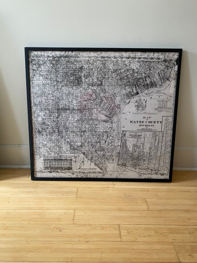 Maps at Home with Aaron Foley and his Detroit Map Collection 1752 ...