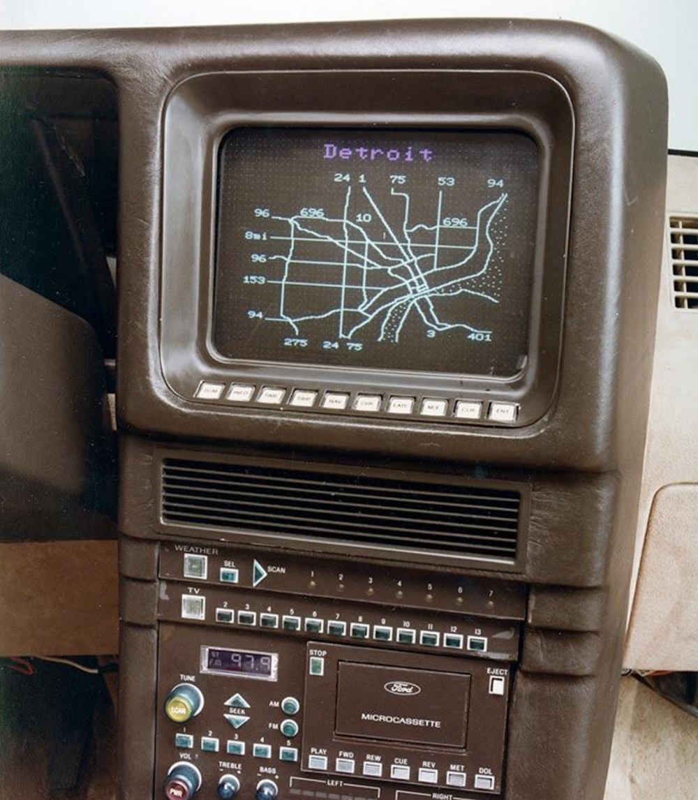 Map: Ford’s Tripmonitor Detroit Map 1983 | DETROITography