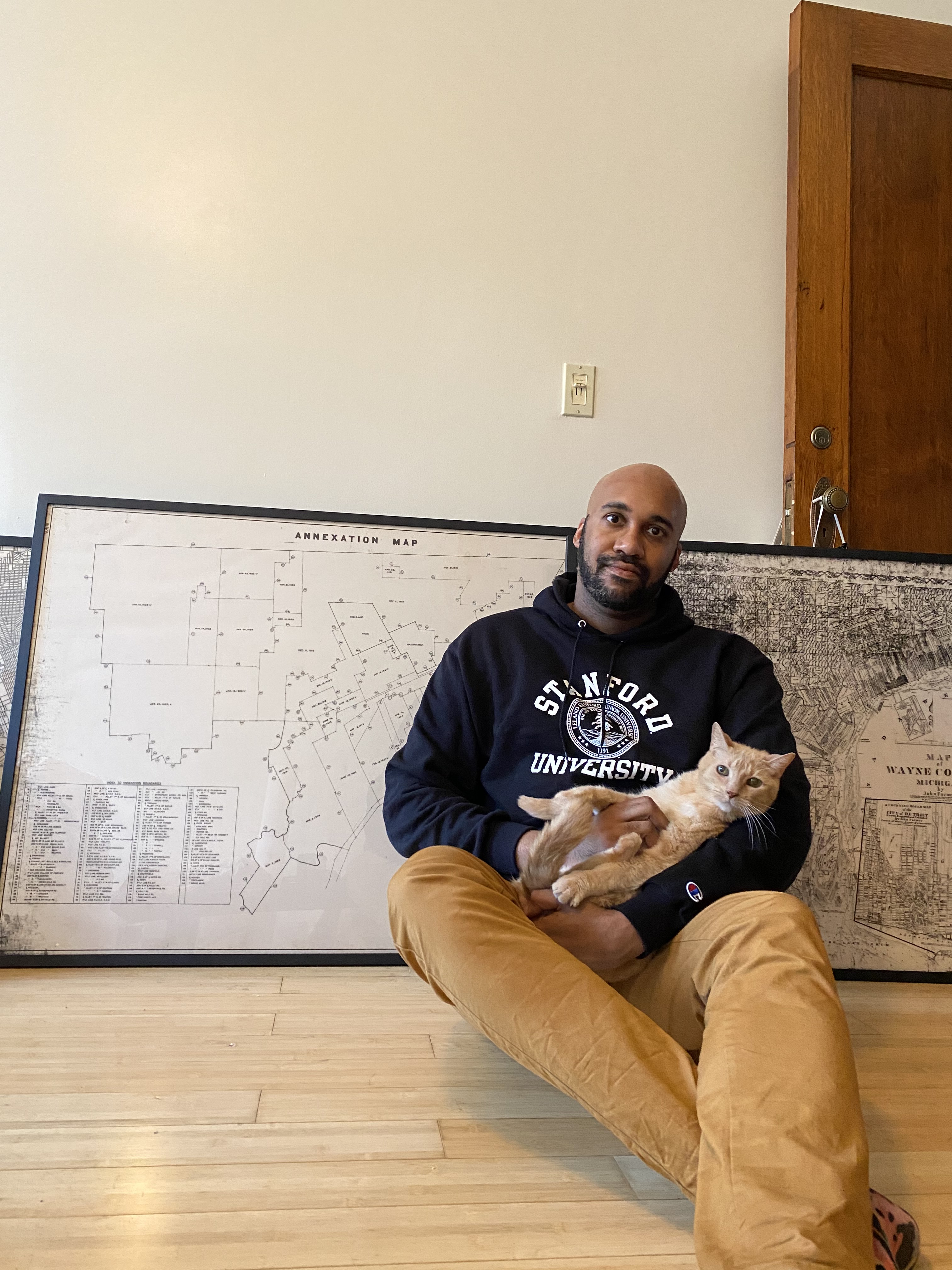 Maps at Home with Aaron Foley and his Detroit Map Collection 1752 ...