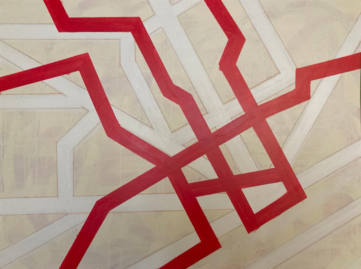 Maps at Home with Eric Schwab and his Modern Art Detroit Map Painting ...