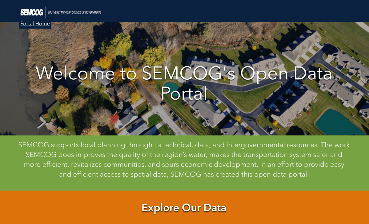 SEMCOG Open Data Portal | DETROITography