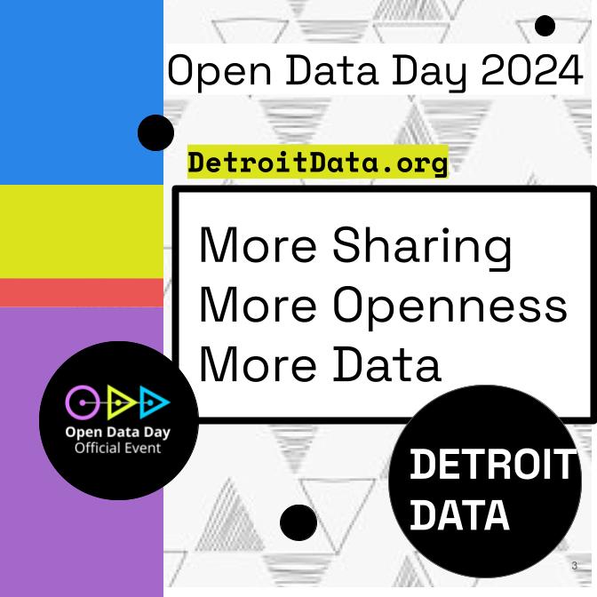 Event: Open Data Day 2024 | DETROITography