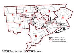 Map: New Detroit City Council Districts for 2025 | DETROITography