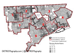 Map: New Detroit City Council Districts for 2025 | DETROITography