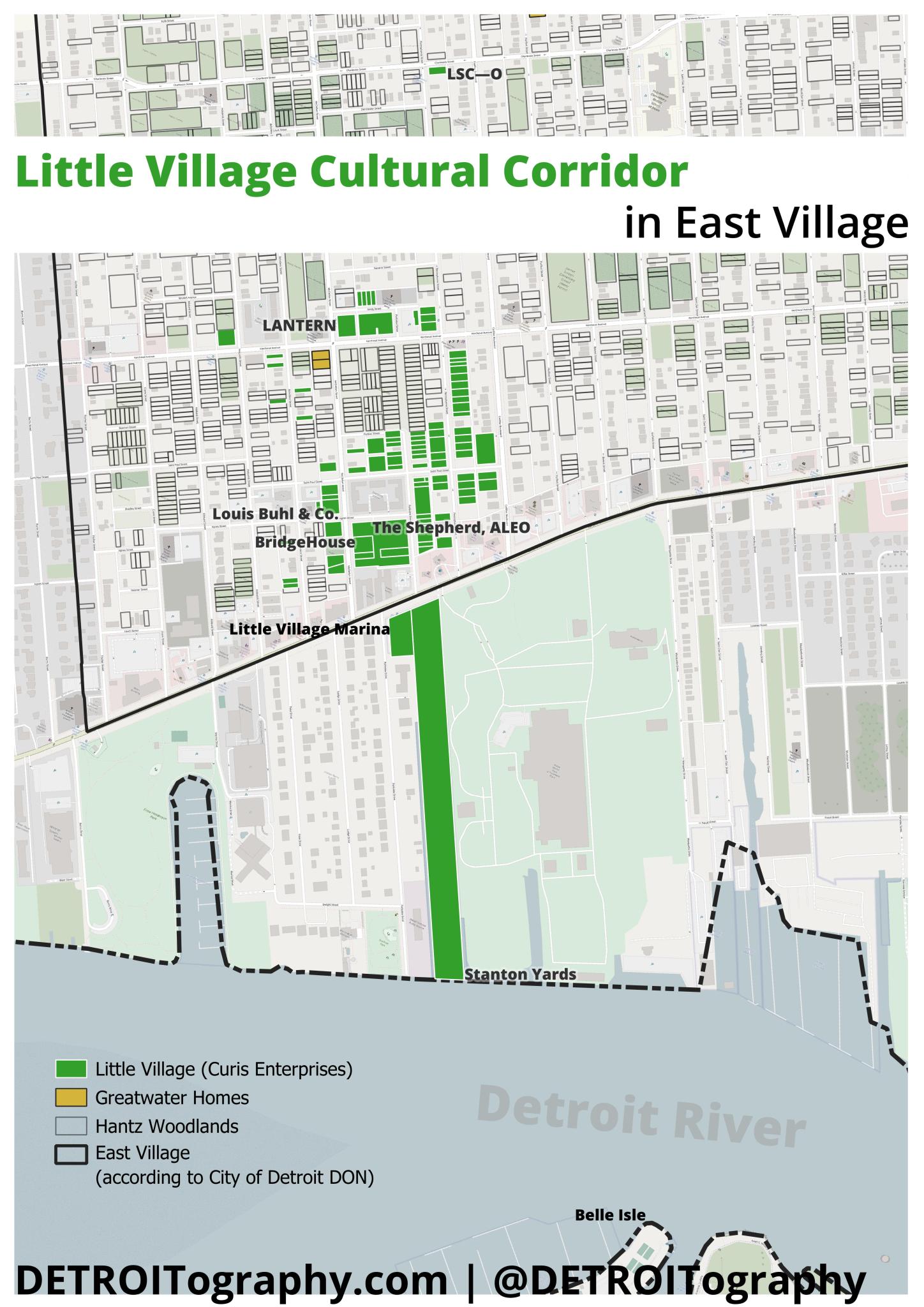 Map: Little Village Detroit | DETROITography