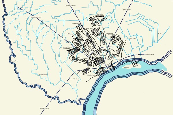 hand map | DETROITography