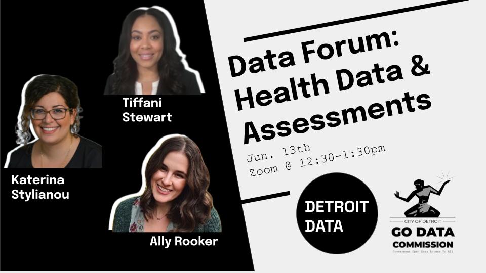 Event: Detroit Data Forum: Health Data and Assessments | DETROITography