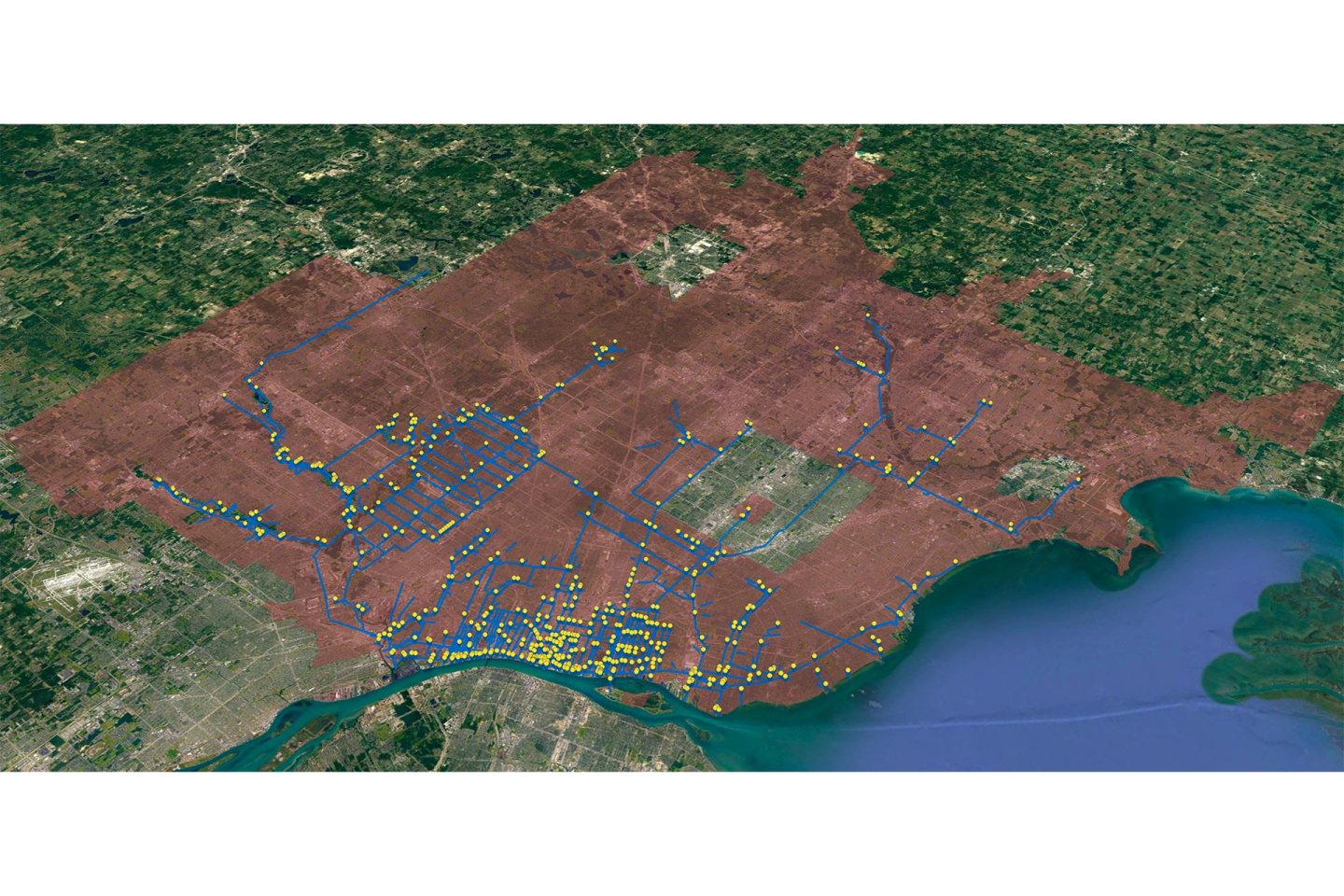Map: GLWA Stormwater Control in Metro Detroit | DETROITography